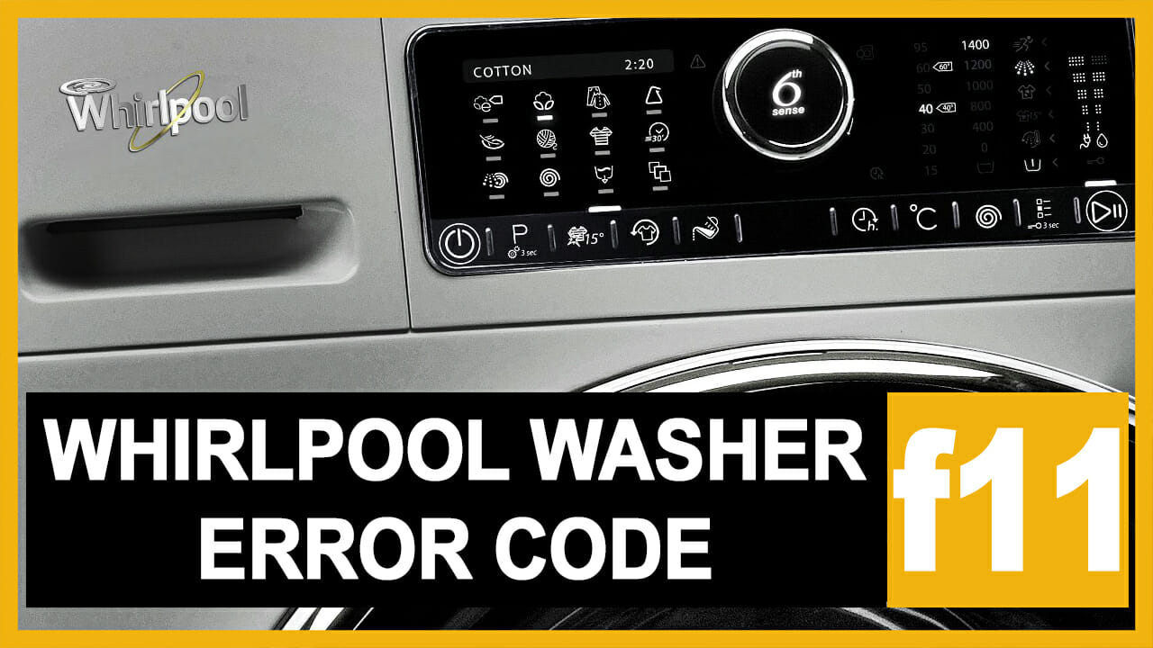 Whirlpool washer error code f11 Appliance Repair New York